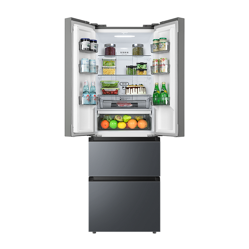 美的 冰箱 BCD-320WGPM(E) 墨兰灰-隐秀-美的商城