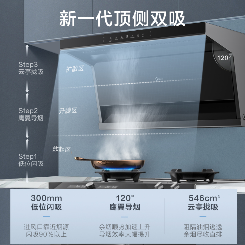 【美的CXW-140-XZ25M】美的吸油烟机,CXW-140-XZ25M,官方报价_规格_参数_图片-美的商城